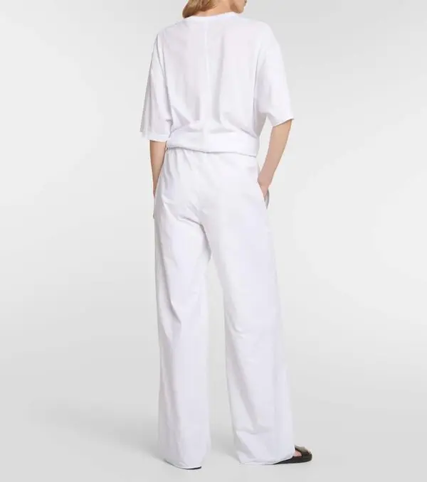 THE ROW Jugi Wide-leg Cotton Pants