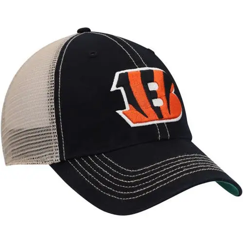 '47 Natural Cincinnati Bengals Trawler Trucker Clean Up Snapback Hat