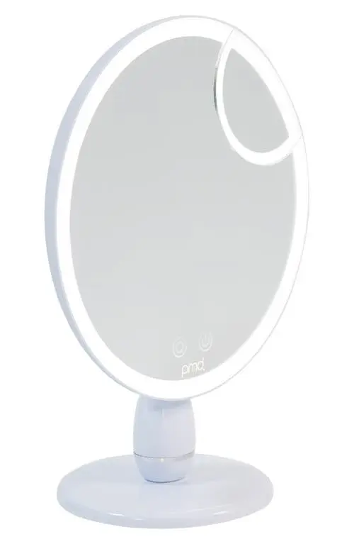 Pmd Reflect Pro Lighted Led 9-inch Makeup Mirror - White