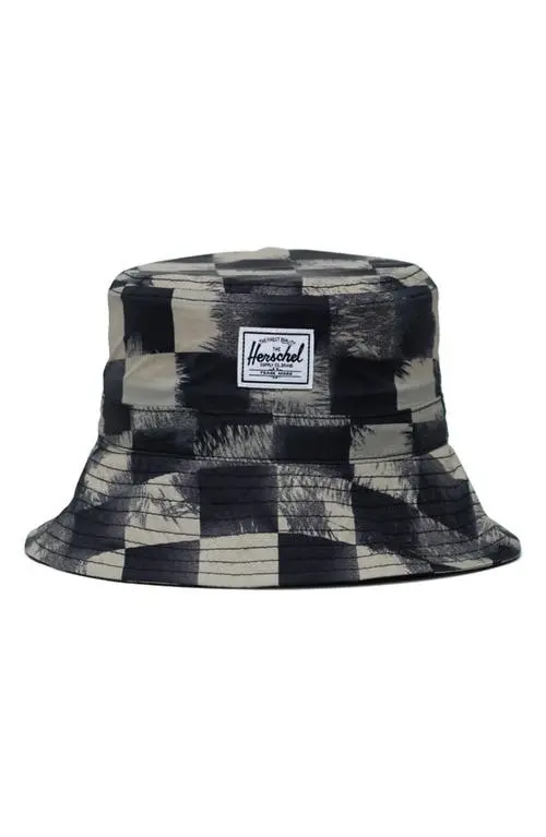 Herschel Supply Co. Beach Bucket Hat - Black Stencil Checker
