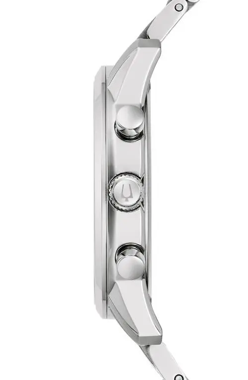 Bulova Sutton Bracelet Chronograph Watch - Silverone