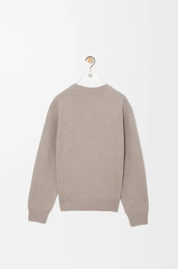 Loewe Wool Sweater - Light Grey