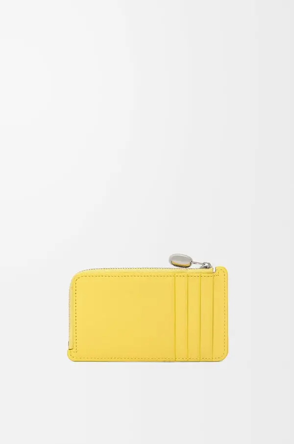 Loewe Pebble Coin Cardholder In Shiny Nappa Leather Skin - Baby Corn