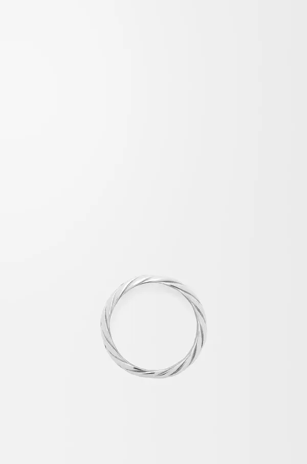 Loewe Braided Ring - Silver
