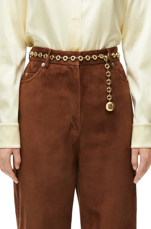 Loewe Donut Chain Belt - Gold