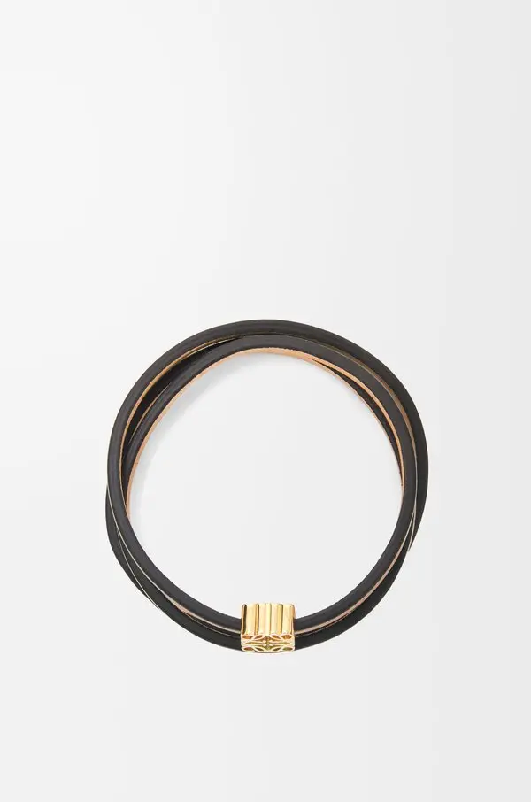 Loewe Twist Bangle - Tan