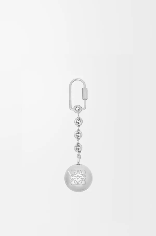Loewe Pebble Keyring - Silver
