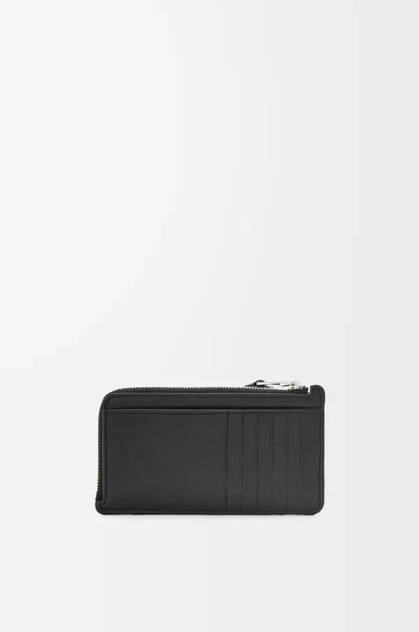 Loewe Puzzle Long Coin Cardholder In Classic Leather Skin - Black