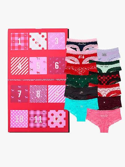 Pink 12 Days Of Panties - Print