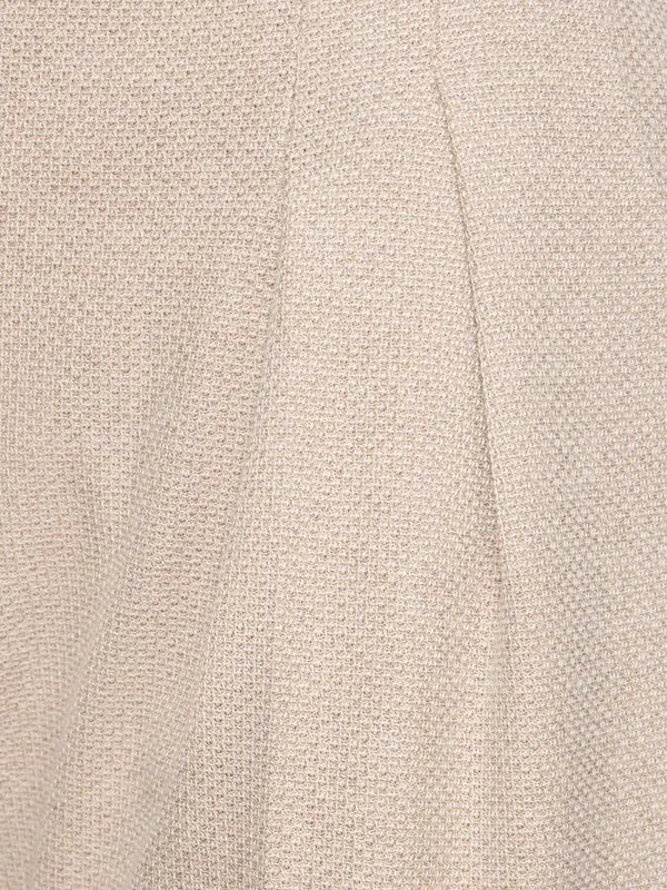Max Mara Jessica Pleated Cotton Jersey Shorts
