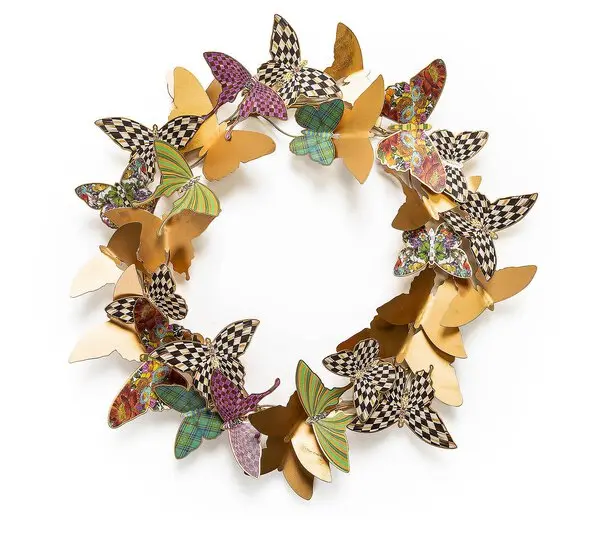 MACKENZIE-CHILDS Butterfly Wreath - One-color
