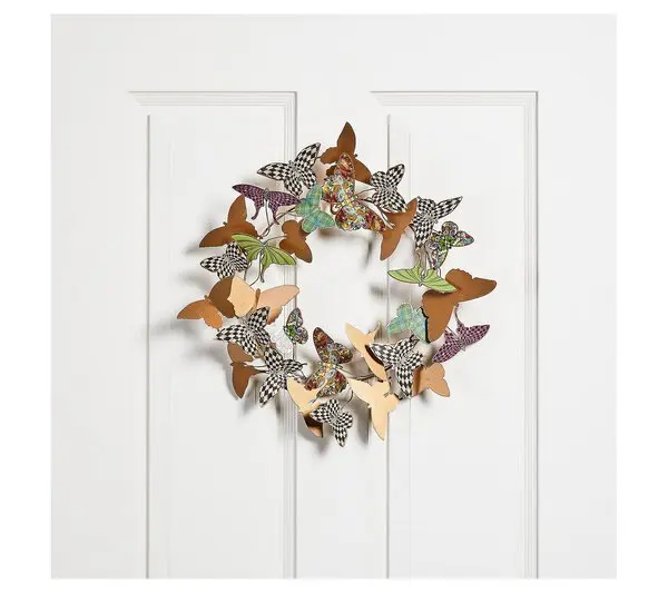 MACKENZIE-CHILDS Butterfly Wreath