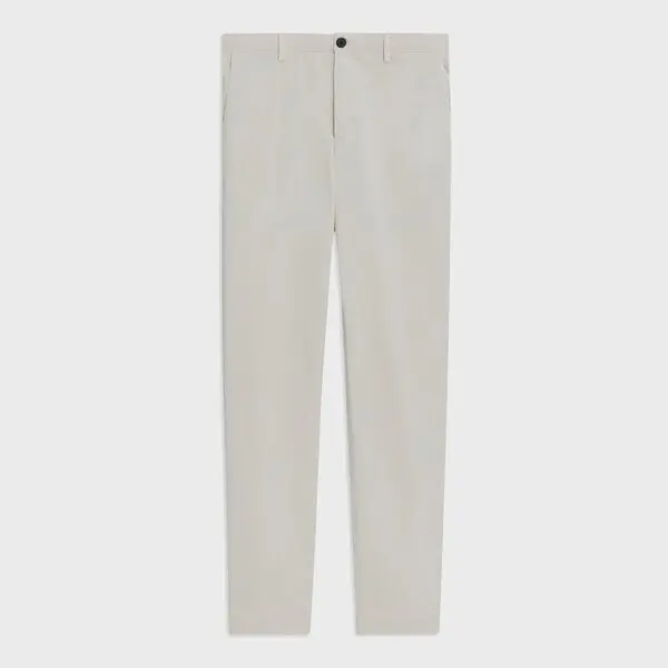 Theory Classic-fit Pant In Organic Cotton - Limestone