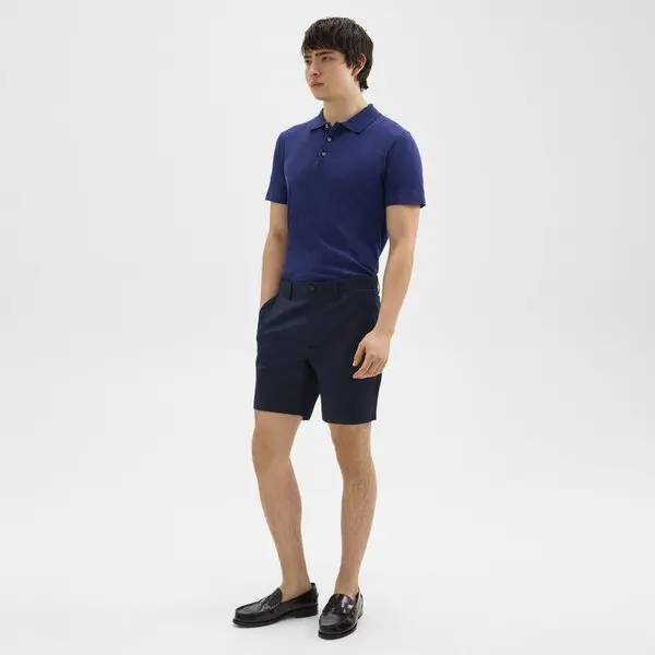 Theory Classic-fit Short In Organic Cotton - Baltic