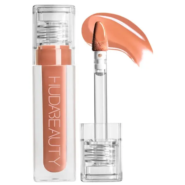 HUDA BEAUTY Faux Filler Shiny Non-sticky Lip Gloss - Honey