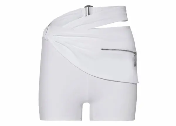 Jacquemus X Nike Drapped Bike Shorts - White