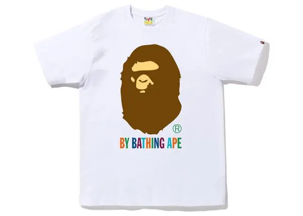 A BATHING APE Colors Bathing Ape Tee Shirt - White