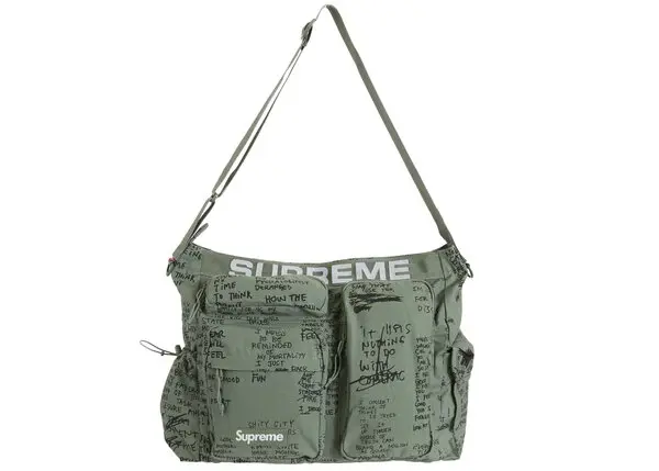 Supreme Field Messenger Bag - Olive Gonz