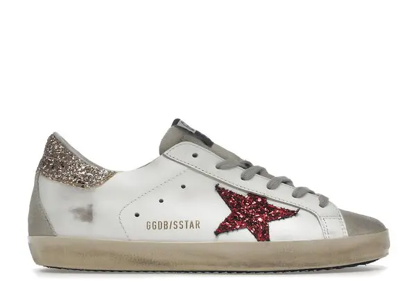 GOLDEN GOOSE Superstar Sneakers With Glitter Star Detail