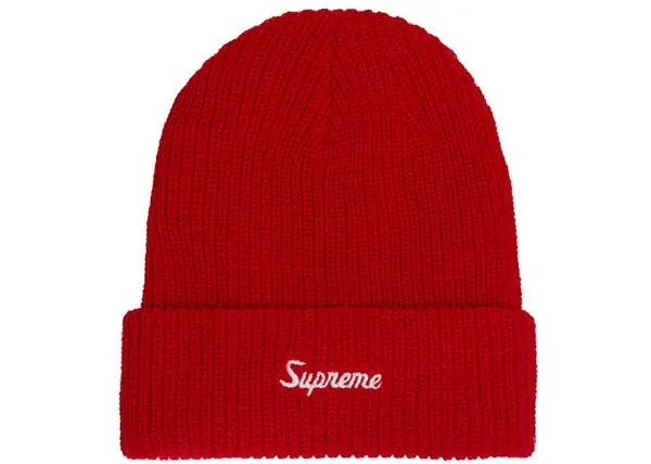 Supreme Loose Gauge Beanie - Red