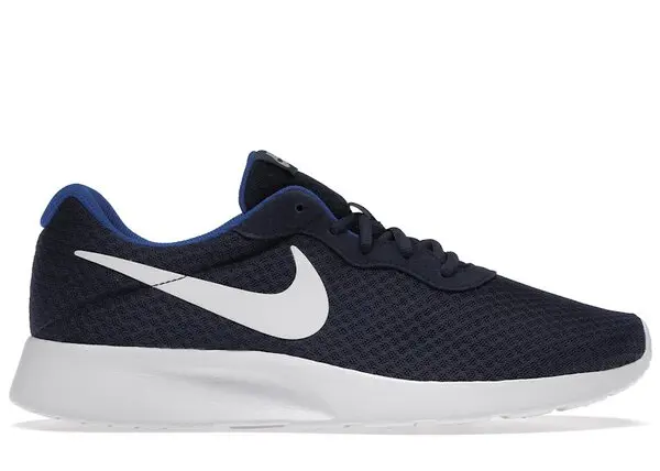 Nike Tanjun Sneakers - Midnight Navy Blue/game Royal/white