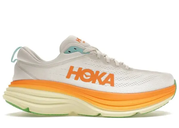 Hoka One One Bondi Sneakers - Blanc De Blanc/solar