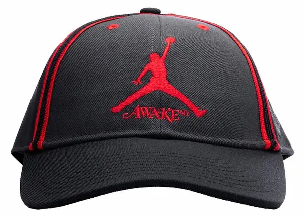 JORDAN X Awake Ny Cap - Dark Smoke Grey/university Red