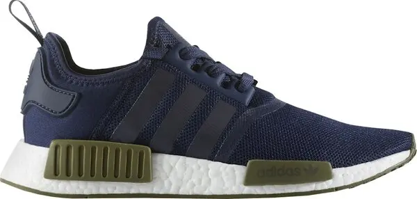 Adidas Nmd R1 Sneakers - Collegiate Navy Blue/olive Cargo/chalk White