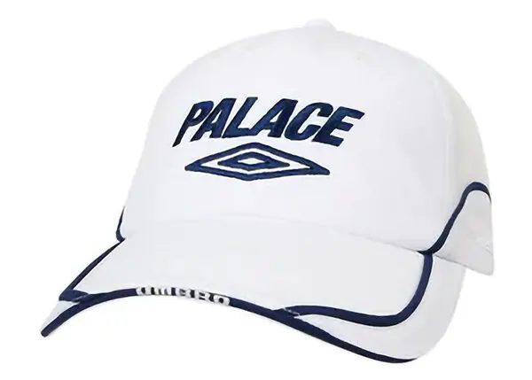 PALACE X Umbro 6panel Cap - White