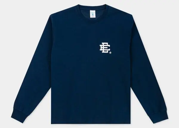 Eric Emanuel Ee Long Sleeve T-Shirt - Navy/White | Editorialist