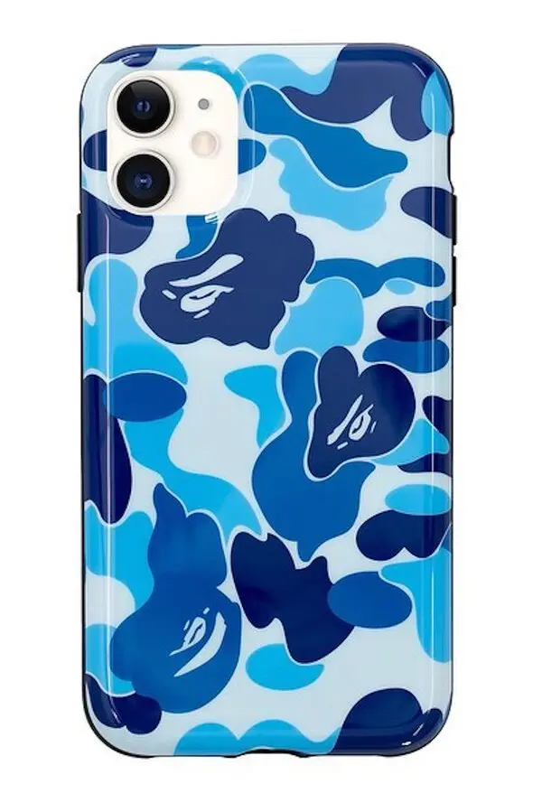 A BATHING APE Abc Camo Iphone 11 Case - Blue
