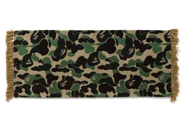 A BATHING APE Abc Camo Kitchen Rug - Green