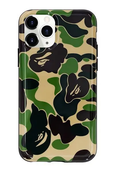 A BATHING APE Abc Camo Iphone 11 Pro Case - Green