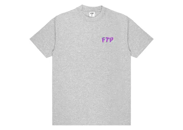 FTP 3d Logo Tee Shirt - Heather Grey
