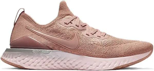 Nike Epic React Flyknit 2 Sneakers - Rose Gold Habanero Red Racer Blue Rose Gold