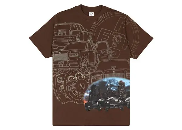 FTP Big Body Tee Shirt - Brown