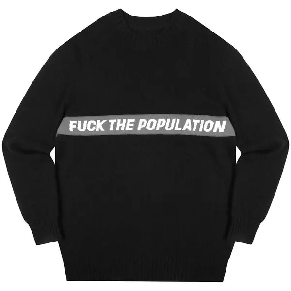FTP Knit Sweater - Black