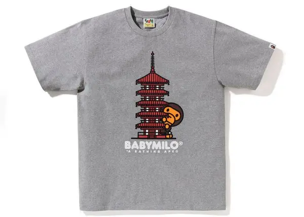 A BATHING APE Kyoto Store Exclusive Tee Shirt - Grey