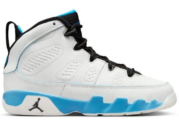 JORDAN 9 Retro Powder Blue - Summit White/black/dark Powder Blue