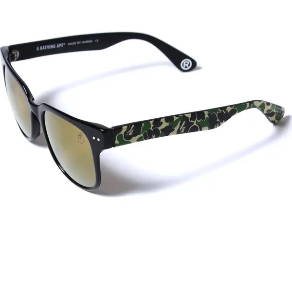 A BATHING APE 4 M Bs13046 Sunglasses - Black/green