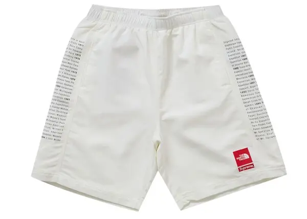 Supreme The North Face Nylon Short - White