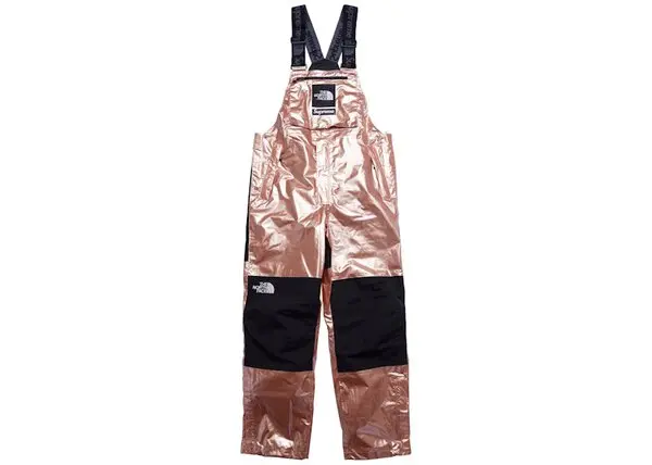 Supreme The North Face Metallic Mountain Bib Pants - Rose Gold