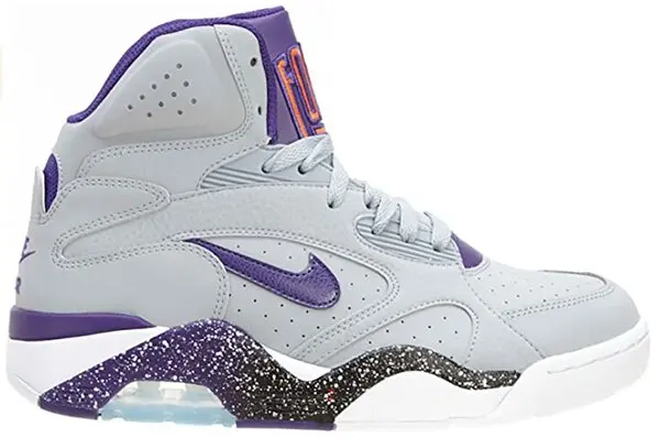 Nike Force 180 Mid Sneakers - Wolf Grey/court Purple/electric Orange