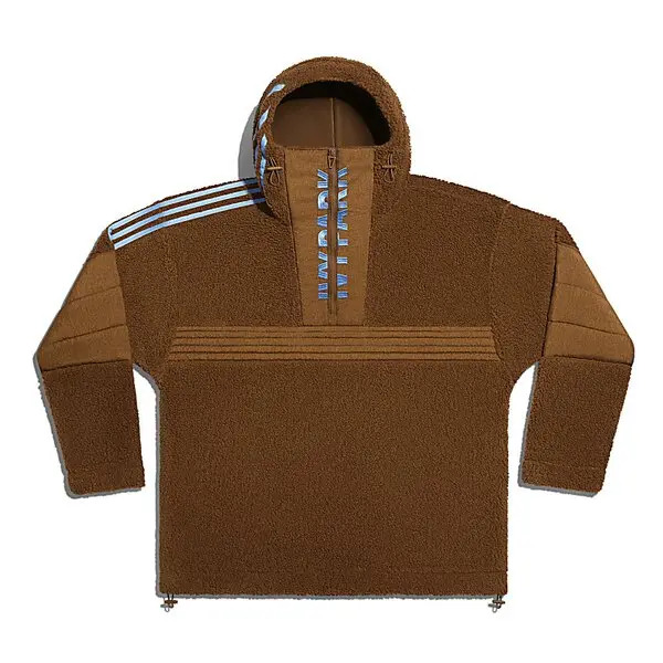 Adidas Ivy Park Branded Teddy Jacket - Wild Brown