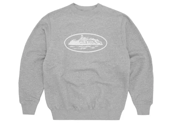 CORTEIZ Og Alcatraz Sweatshirt - Heather Grey