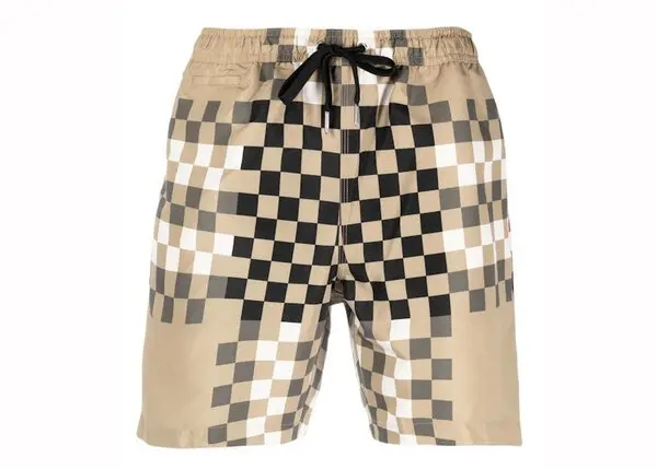 Burberry Printed Drawstring Swim Shorts