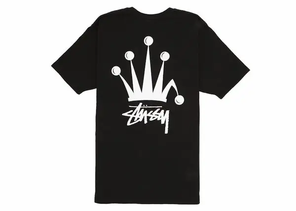 StÜssy Regal Crown Pigment Dyed T-shirt - Black