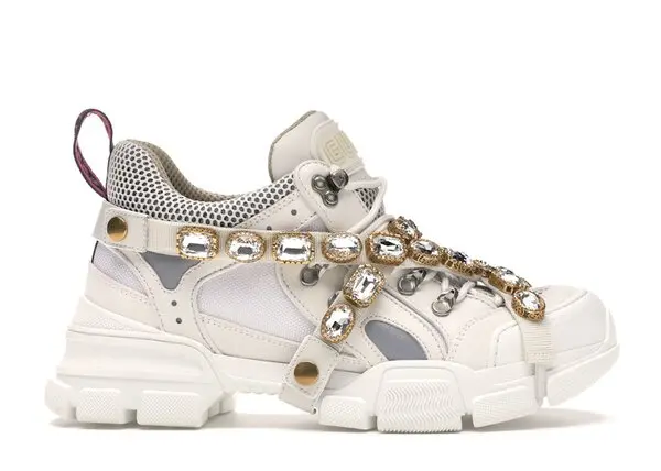 Gucci Flashtrek Sega Removable Crystal Shoes