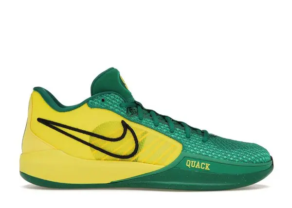Nike Sabrina 1 Oregon Ducks Sneakers - Malachite/black/lightening