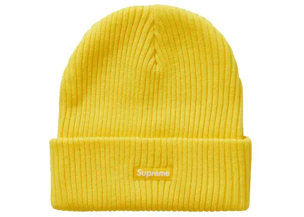 Supreme Wide Rib Beanie - Yellow